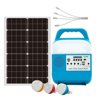 China Mini Portable Solar Power Energy Lighting System With Led Light For Cell Phone for sale