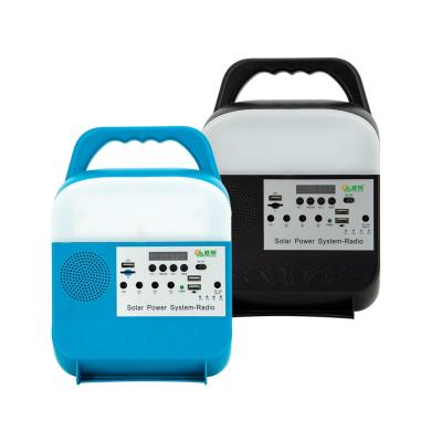 China Mini 30W Portable Solar Emergency Lighting System With Light For Small Camping for sale