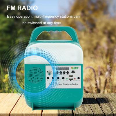 China Portable Mini Solar Power Lighting Kits Energy System With Bt Speaker And Radio for sale