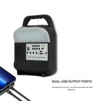 China Small Portable Battery Charger Travel Power Bank Led Energy Emergency Lighting System for sale