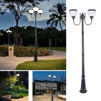 China Waterproof Ip65 Landscape Solar Street Lighting Garden Pole Lamp Outdoor for sale