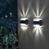 China Waterproof Solar Light Garden Villa Exterior Wall Spotlight Super Bright Decorative for sale