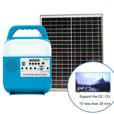 China IP55 Easy Solar Power Lighting System Mini Portable With Lithium Battery for sale