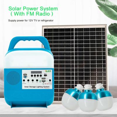 China 25W Solar Lighting System Kit IP55 Portable Energy Home Power for sale