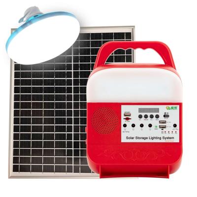 China 25W Solar Lighting System Power Emergency For Home With 3bulbs for sale