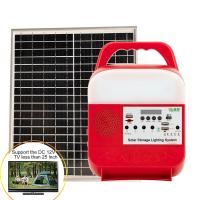 China Portable Rechargeable Solar Light Kits System Home Mini For Small House Indoor for sale