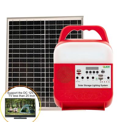 China Portable Rechargeable Solar Light Kits System Home Mini For Small House Indoor for sale