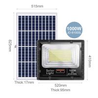 China ODM 300W Solar Flood Light Power Outdoor Lamp Remote Ip65 Waterproof 100w 500w Led for sale