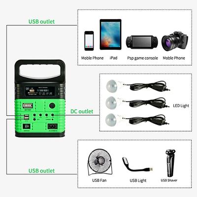 China DC Mini Home Solar Lighting System Kit And Mobile Charging SRE-3790 for sale