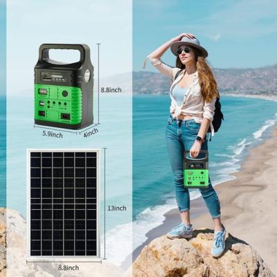 China Camping Portable Solar Panel Energy System Kit With Charger Radio Home Storage for sale