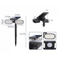 China IP65 Waterproof Solar Power Garden Lights Stick Lawn Stake Outdoor Pathway Yard LED for sale