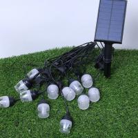 China Vintage Bulbs Solar Outdoor String Lights Commercial Waterproof Decorative Patio Led for sale