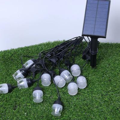 China Vintage Bulbs Solar Outdoor String Lights Commercial Waterproof Decorative Patio Led for sale
