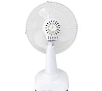 China 12 Inch Solar Charging Table Electric Fan With Power Bank Function Portable Rechargeable for sale