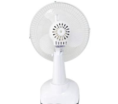 China 12 Inch Solar Charging Table Electric Fan With Power Bank Function Portable Rechargeable for sale