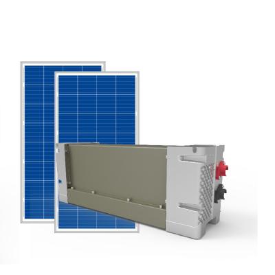China Off Grid Solar Power System Kits With Panel Completed Set With Lithium Battery Pack for sale