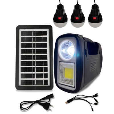 China Outdoor Camping Solar Led Light Kits Mobile Charging 10W Panel System Mini for sale