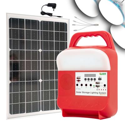 China Portable Solar Power Energy Storage System Battery Mobile Outdoor Camping Lighting for sale