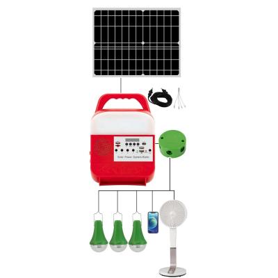 China Mini Solar Panel Station Lighting Generator Home Portable With Bulb IP65 for sale