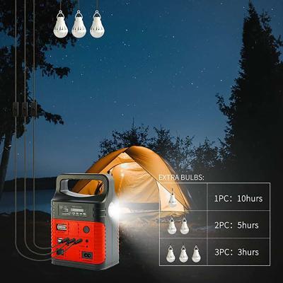 China SRE-3790 Outdoor Solar Light Bulb Led With Panel Rechargeable 7500MAH for sale