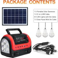 China Dc Led Lights Solar Power Generator For Home Use Mini Home Lighting Kit for sale