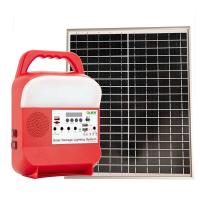 China Multifunctional Solar Home Lighting Portable Energy Battery Power Kit Rechargeable LED for sale