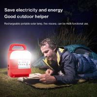 China Outdoor Solar USB Rechargeable LED Camping Lamp Dimming Camping Lights IP55 for sale