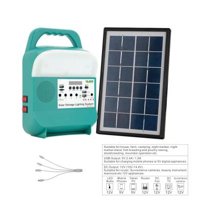 China Mini Sun Solar System Light Power Generator Rechargeable Portable Station for sale