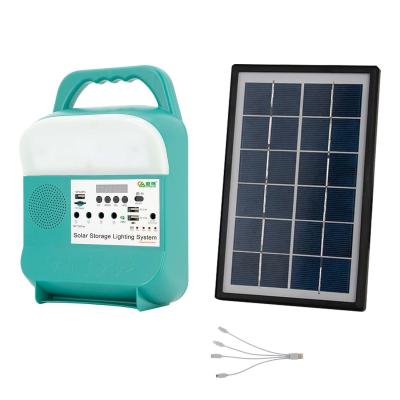 China Home Offgrid Solar Power System Generator With Power Bank And Flashlight for sale