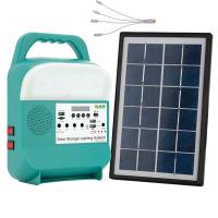 China Mini Portable Small Solar Generator Energy System With Radio Blubs For Home for sale