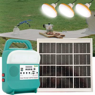 China Multifunctional Portable Solar Emergency Lighting Radio Power Supply System SRE-688 for sale