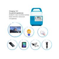 China 12.8V 10000mah Solar Power Bank Light Portable Rechargeable Hanging Camping LED for sale