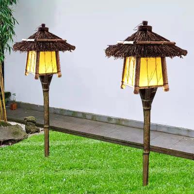 China IP65 Outdoor Lamp Solar Garden Street Light Chandelier With Pole And Battery for sale