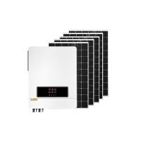 China 10KW MPPT Solar Panels Micro Inverter On Grid System WIFI GPRS 500VDC for sale