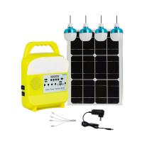 China Rechargeable Portable Solar Led Emergency Light With Dc Bulb Power Bank Function 20W for sale