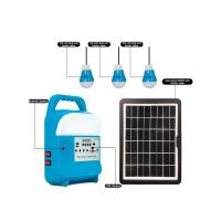 China Portable Mini Solar Power Kits For Home With Music Speaker Systems Fan Solar Energy And Light 5W 6V for sale