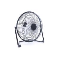 China Wholesales Office Home Solar Battery Rechargeable Table Fan DC Table Desk Fans Use Emergency Led Light USB Charge for sale