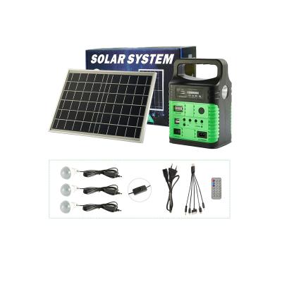China Factory Supply Solar Rechargeable Lamp Led Solar Light Bulb With Solar Panel Emergency Lantern for sale