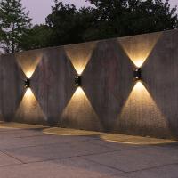 China 5V / 70ma Solar LED Wall Lights Lamp Outdoor Exterior Fixture For Indoor for sale
