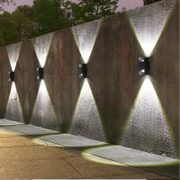 China 5V / 70ma Solar LED Wall Lights Lamp Outdoor Exterior Fixture For Indoor for sale