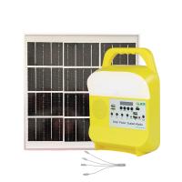 China Mini Portable Solar Charging Station Solar Powered Lighting Radios System Kit For Home Use with fan for sale