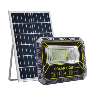 China Remote Control Solar Floodlight Powered Wall Outdoor Panel 60W DC 6V for sale