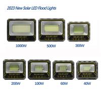 China Industrial Waterproof Solar Floodlight Led IP65 Outdoor Portable Telescopic 200W for sale
