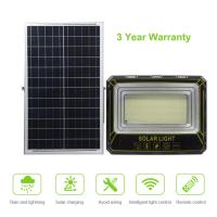 China Industrial Waterproof Solar Floodlight Led IP65 Outdoor Portable Telescopic 200W for sale