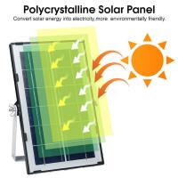 China 300W Outdoor Solar Flood Light IP67 Security Yard Street Lamp Waterproof Led for sale