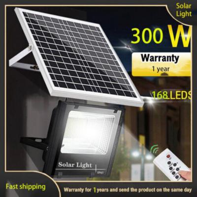 China 300W Super Power Solar Flood Light Outdoor Street Sport Remote Controller Timing for sale