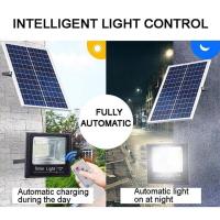China 300W Super Power Solar Flood Light Outdoor Street Sport Remote Controller Timing for sale