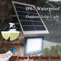 China 300W Super Power Solar Flood Light Outdoor Street Sport Remote Controller Timing for sale