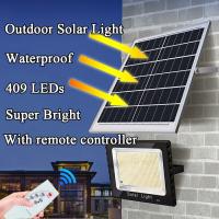 China 300W Super Power Solar Flood Light Outdoor Street Sport Remote Controller Timing for sale