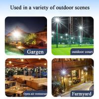 China 3000lm Waterproof Solar Flood Garden Lights ABS Motion Sensor LED Outdoor Projector for sale